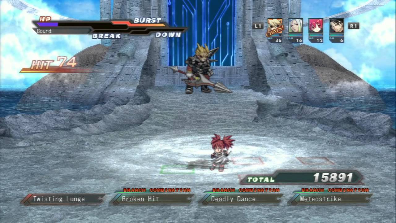 Cross Edge PS3 True End Part 31 - Boss: Bourd - YouTube