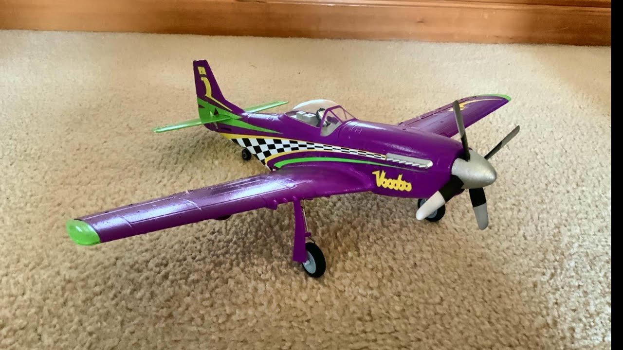 UMX P-51D VooDoo Maiden Flight - YouTube