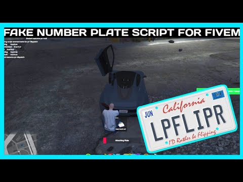 QBCore FAKE NUMBER PLATE *FREE* | FiveM Roleplay Scripts | FiveM ...
