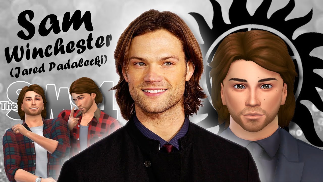 SAM WINCHESTER (Jared Padalecki) | Sims 4 | CAS - Cherish4Life - YouTube