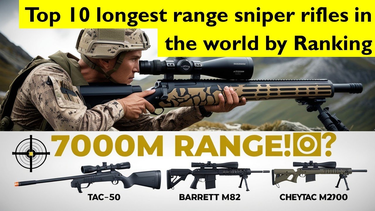 Top 10 Longest Range Sniper Rifles in the World 🔥 | Record-Breaking ...