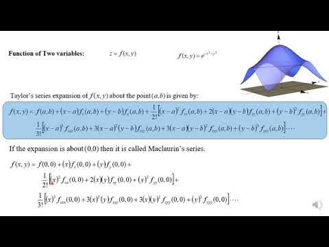 Taylor’s Series Function Of Two Variables - YouTube