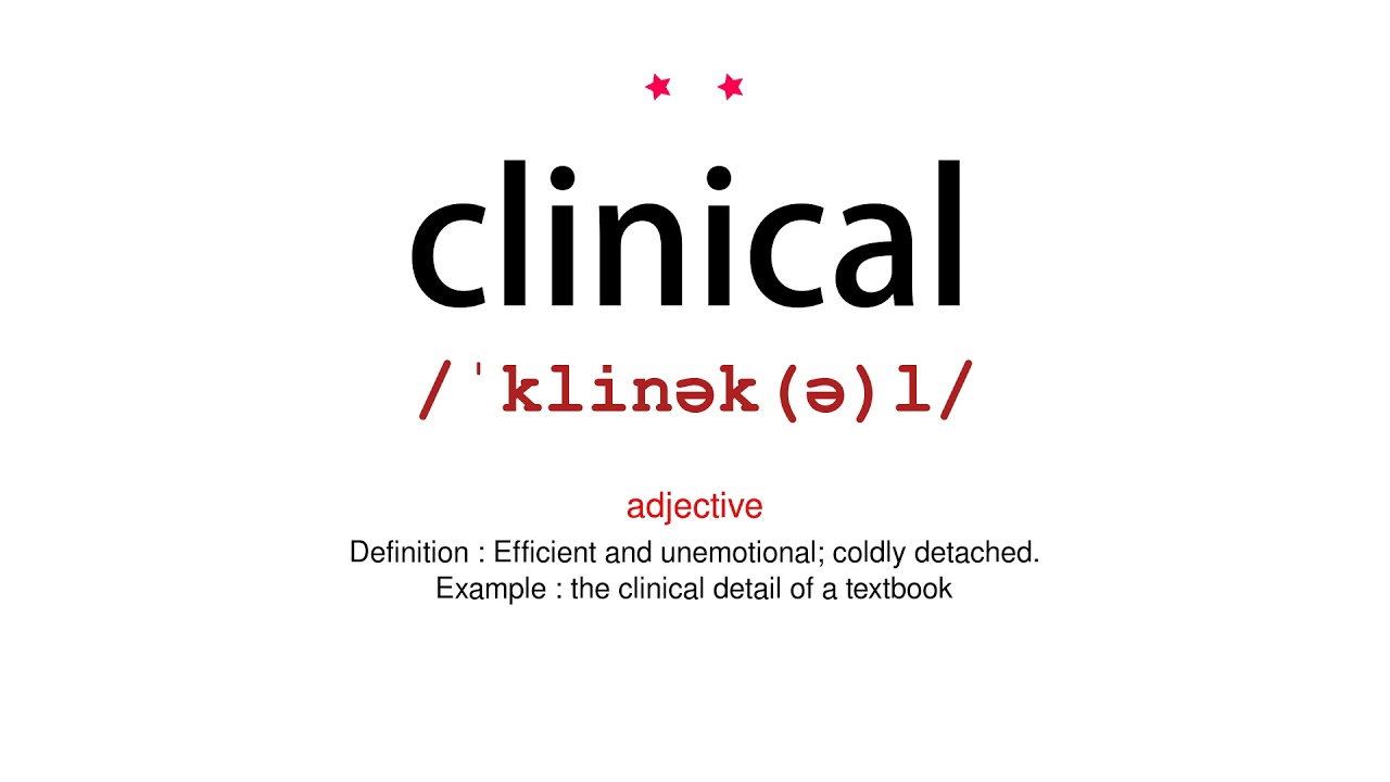 How to pronounce clinical - Vocab Today - YouTube