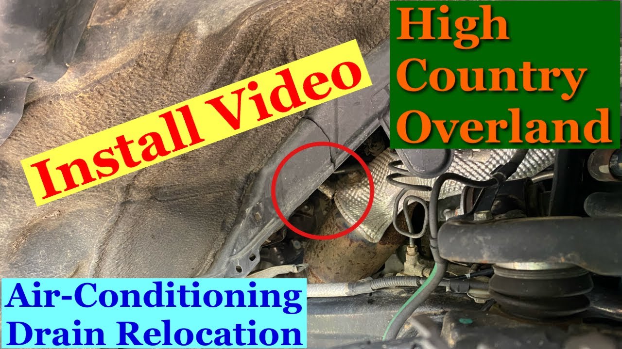 Install Video: AC Drain Relocation - YouTube