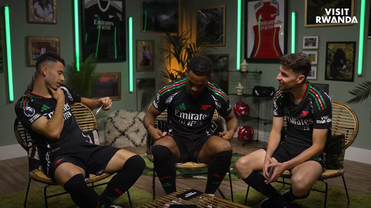 Charades, Heads-up, Who Am I? | Jorginho, Martinelli and Timber tackle ...