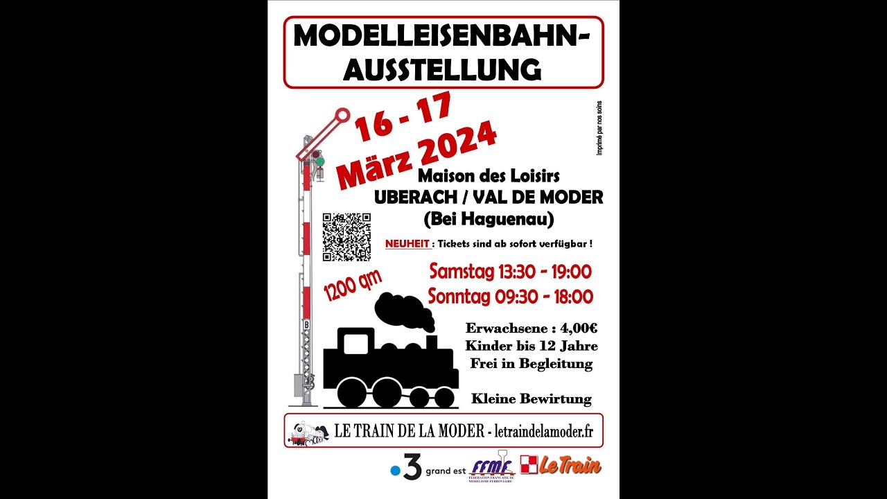 Modellbahnausstellung Uberach 2024 Frankreich Elsass Le train de la ...