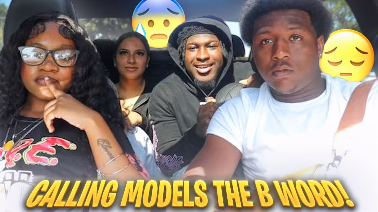 CALLING RANDOM IG MODELS THE "B" WORD PRANK!!! *GONG WRONG*😱 - YouTube