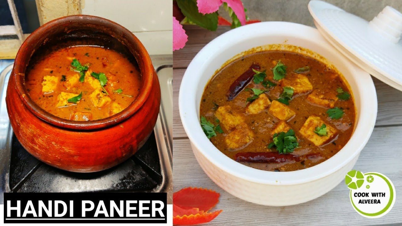 Handi Paneer Recipe | Dhaba style Handi Paneer Recipe | Paneer Handi ...