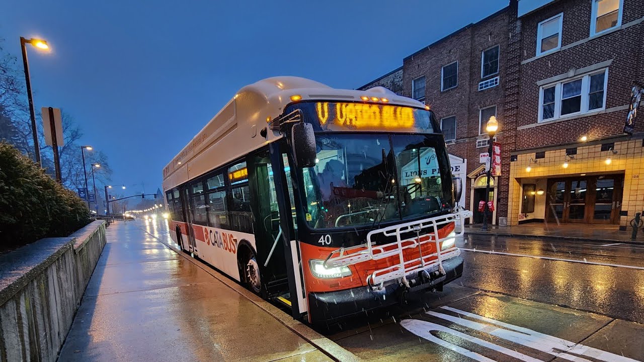 CATABUS Penn State College: Route V Full Ride 2014 New Flyer XN40 #40 ...