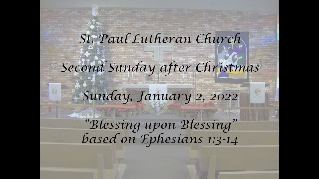 Worship Service - Second Sunday after Christmas - YouTube