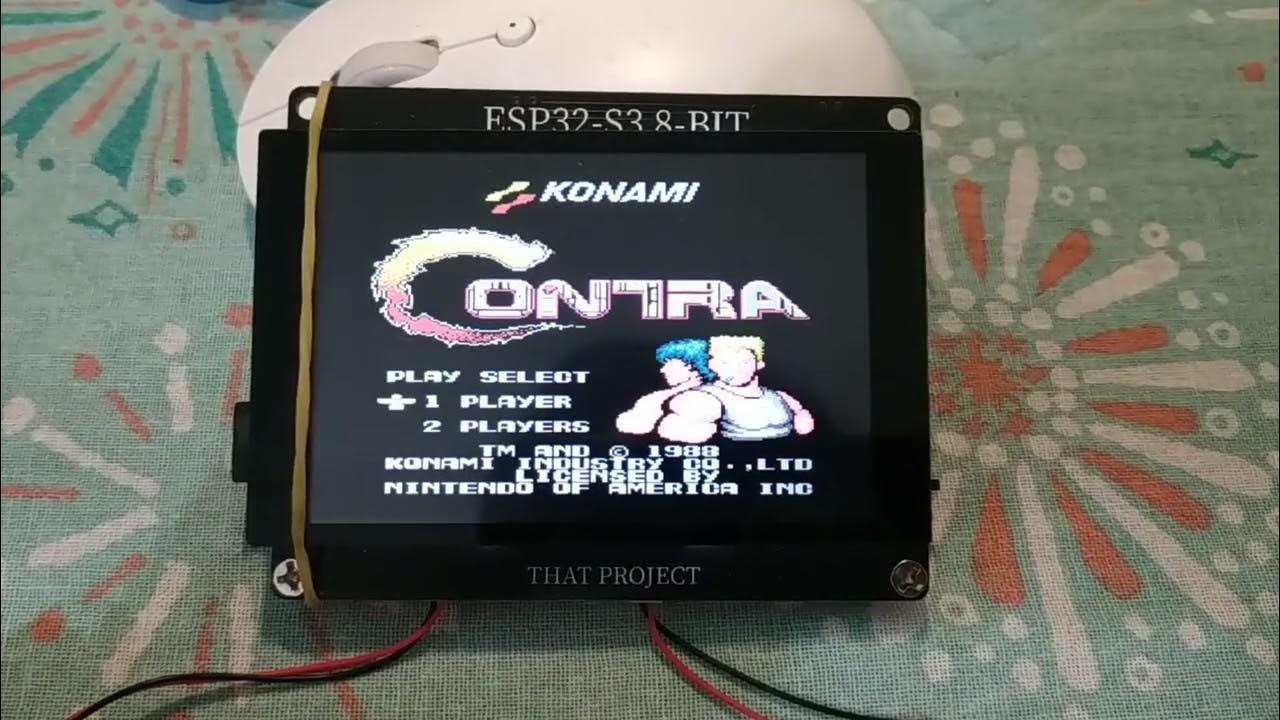 esp32-s3 plays NES - YouTube