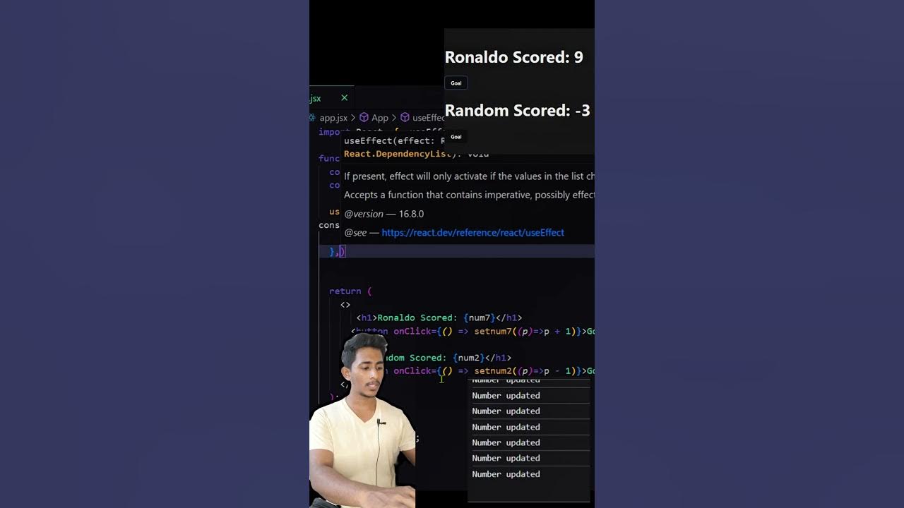 React useEffect #reactjs #useeffect #shorts - YouTube