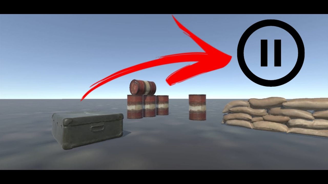 Меню паузы в Юнити 3д туториал | Pause menu in unity 3d tutorial - YouTube