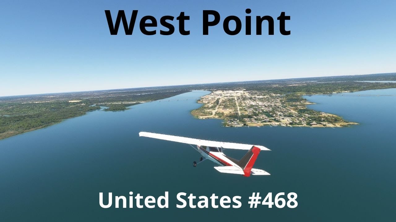 Flying over West Point/Flying through United States #468/Microsoft ...