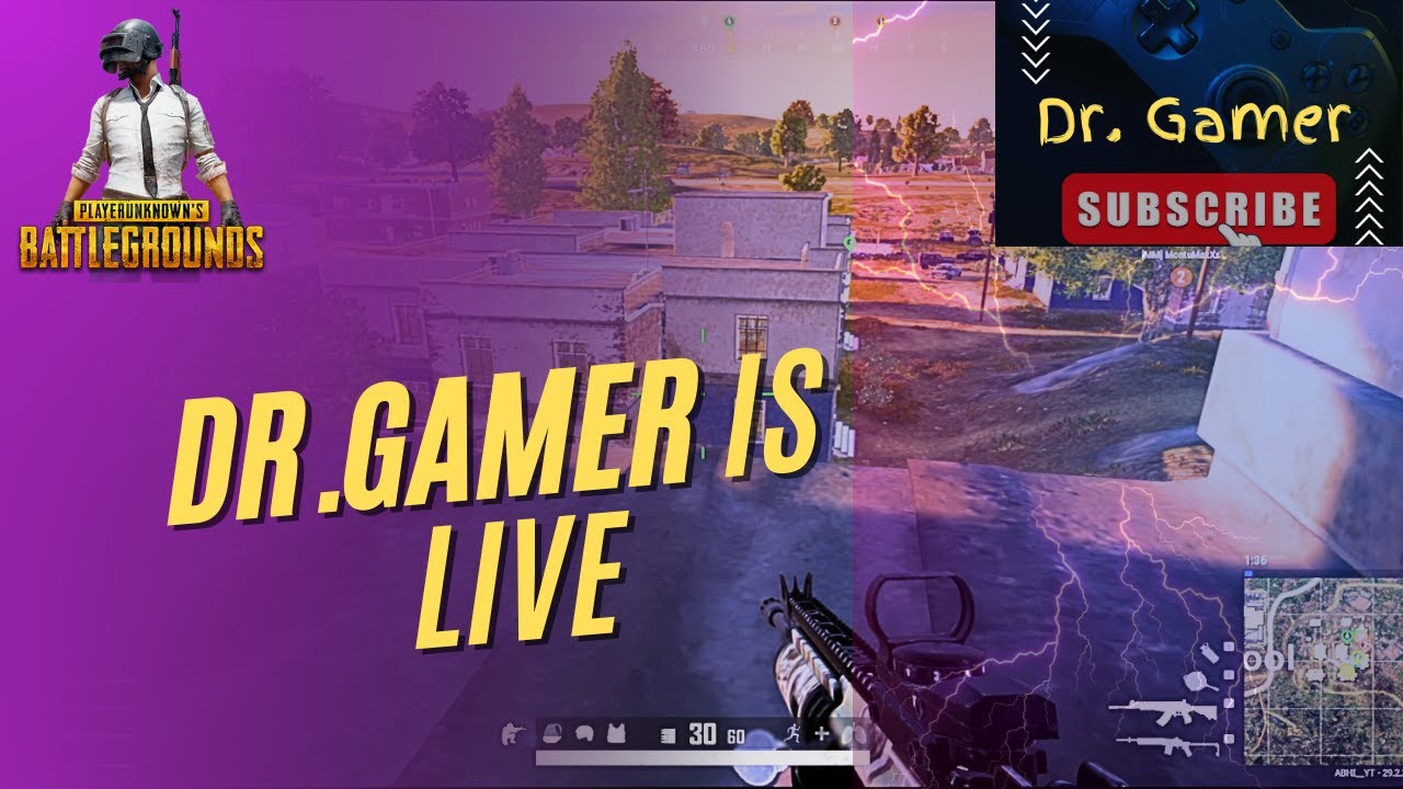 Epic gameplay | Dr. Gamer is Live | PUBG LIVE | 213 | INDIA | Day 130 # ...