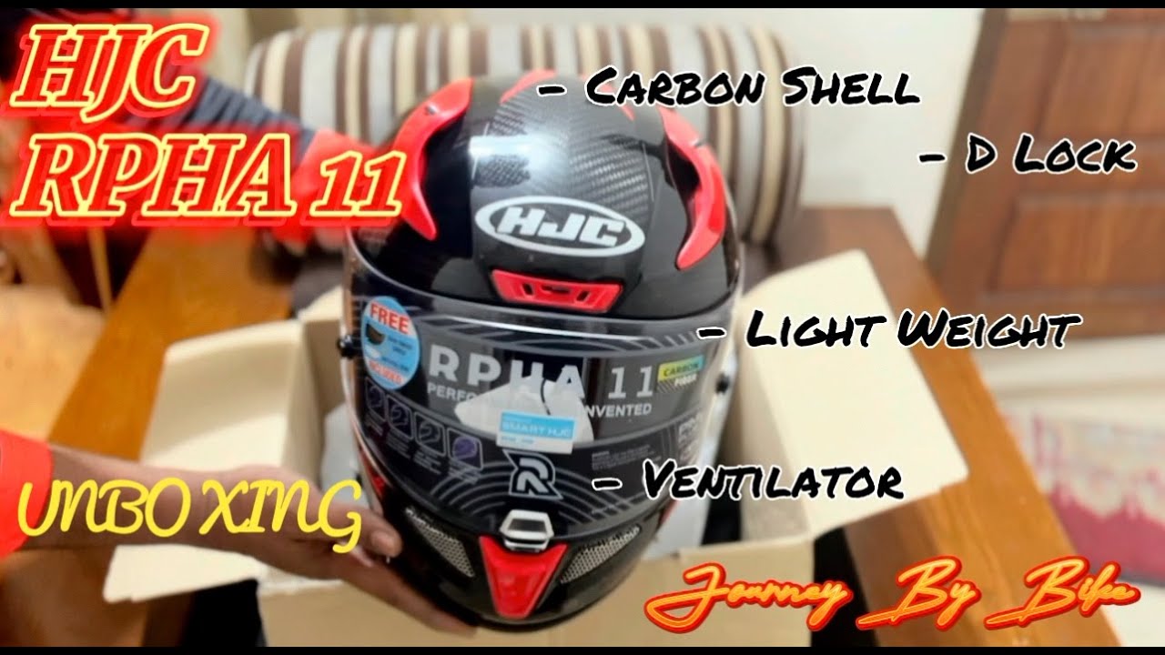 HJC RPHA 11 Carbon Bleer Unboxing॥ RPHA Series॥ Helmet॥ Journey By Bike ...