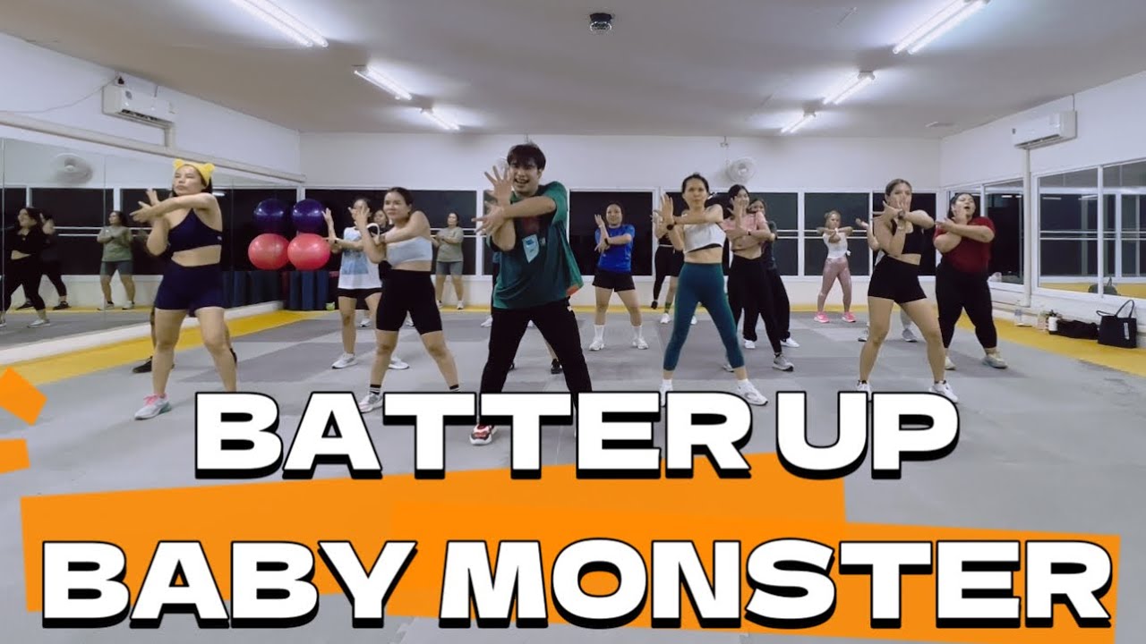 BATTER UP -BABY MONSTER #เต้นออกกำลังกาย #fitness #tiktok #zumba #เพลง ...