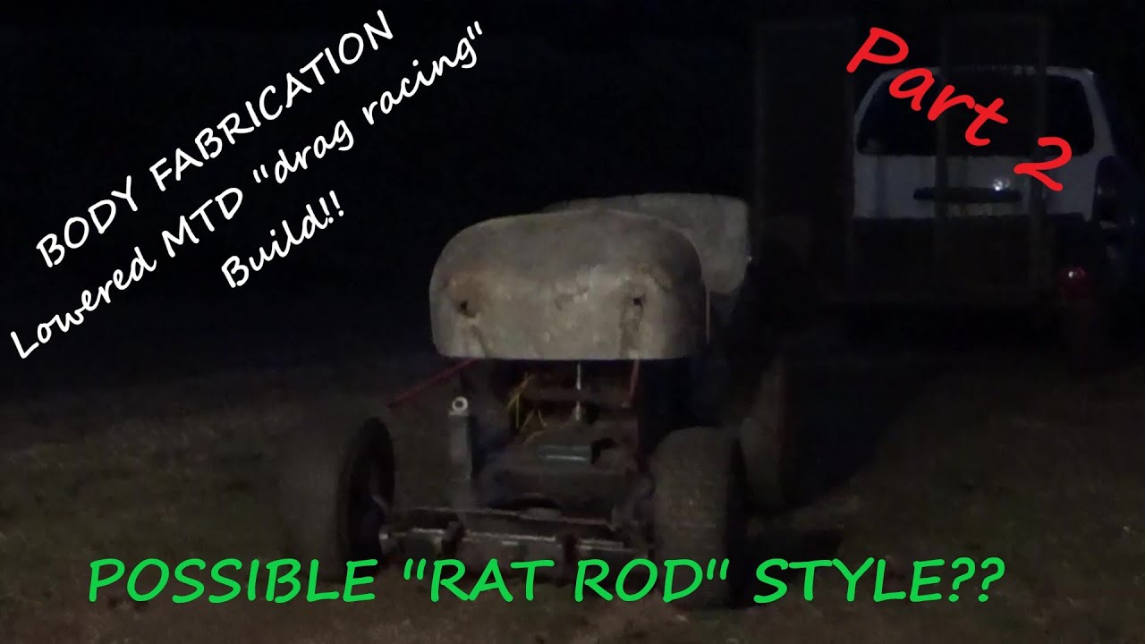 LOWERED MTD ''DRAG RACING'' MOWER BUILD!! What Direction Are We Going ...