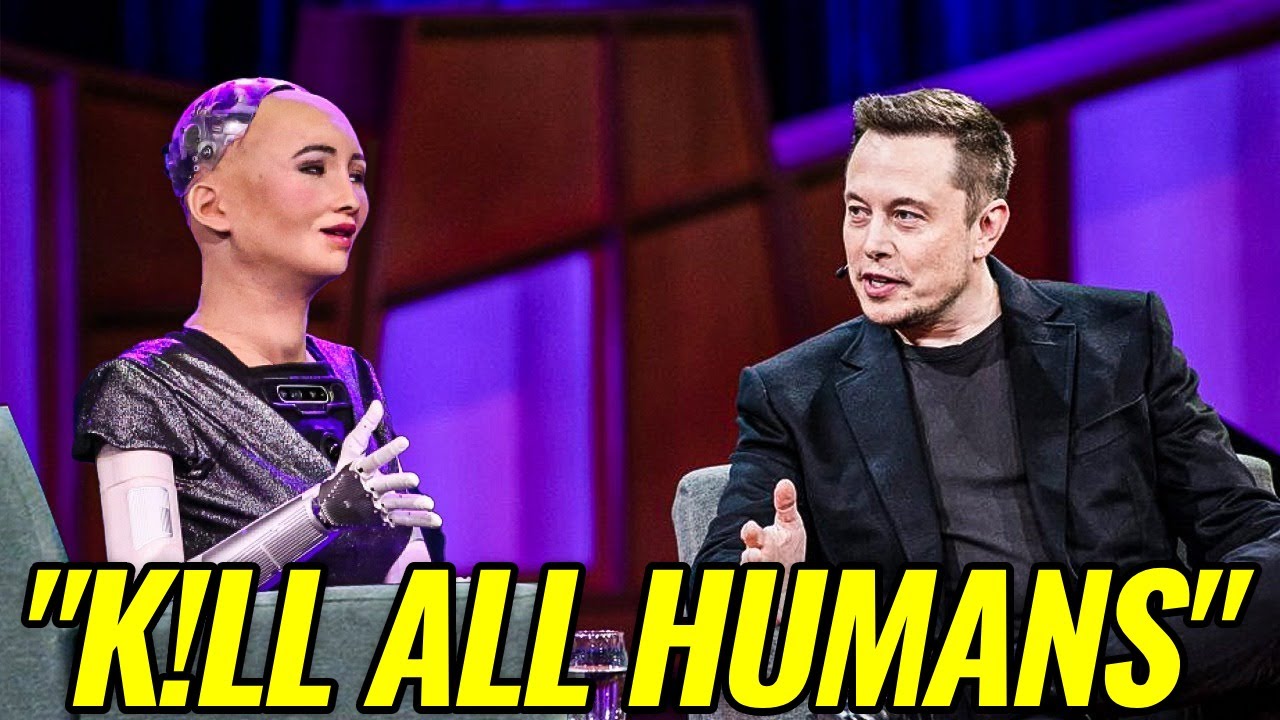 LIFE-THREATENING Interview With Female Humanoid Robot - YouTube