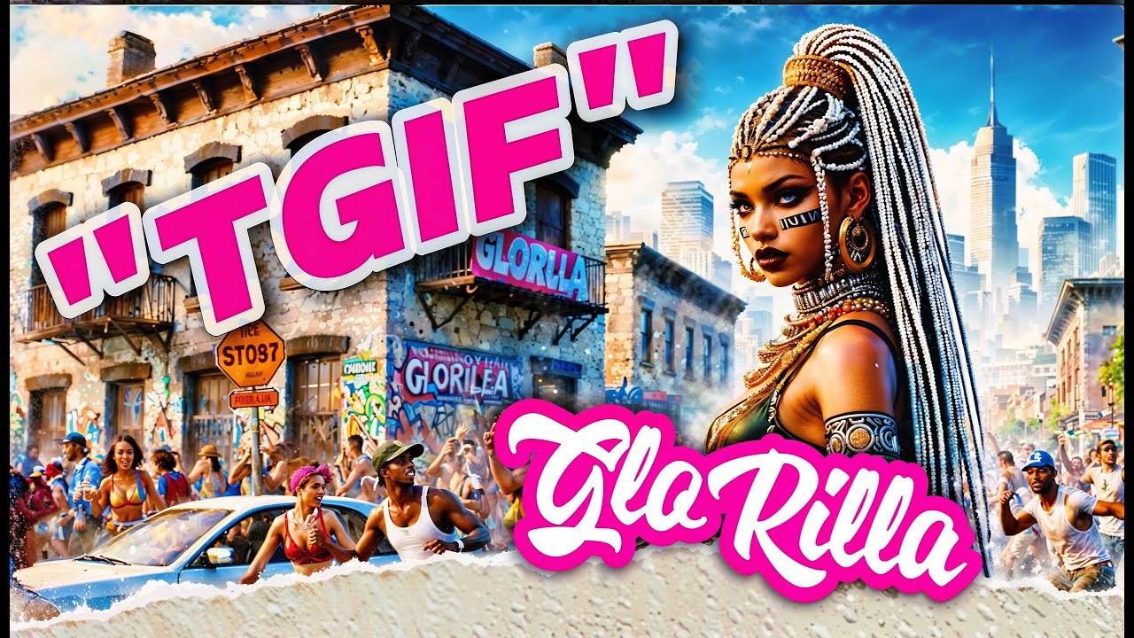 GloRilla "TGIF" (Lyric Visualizer) - YouTube