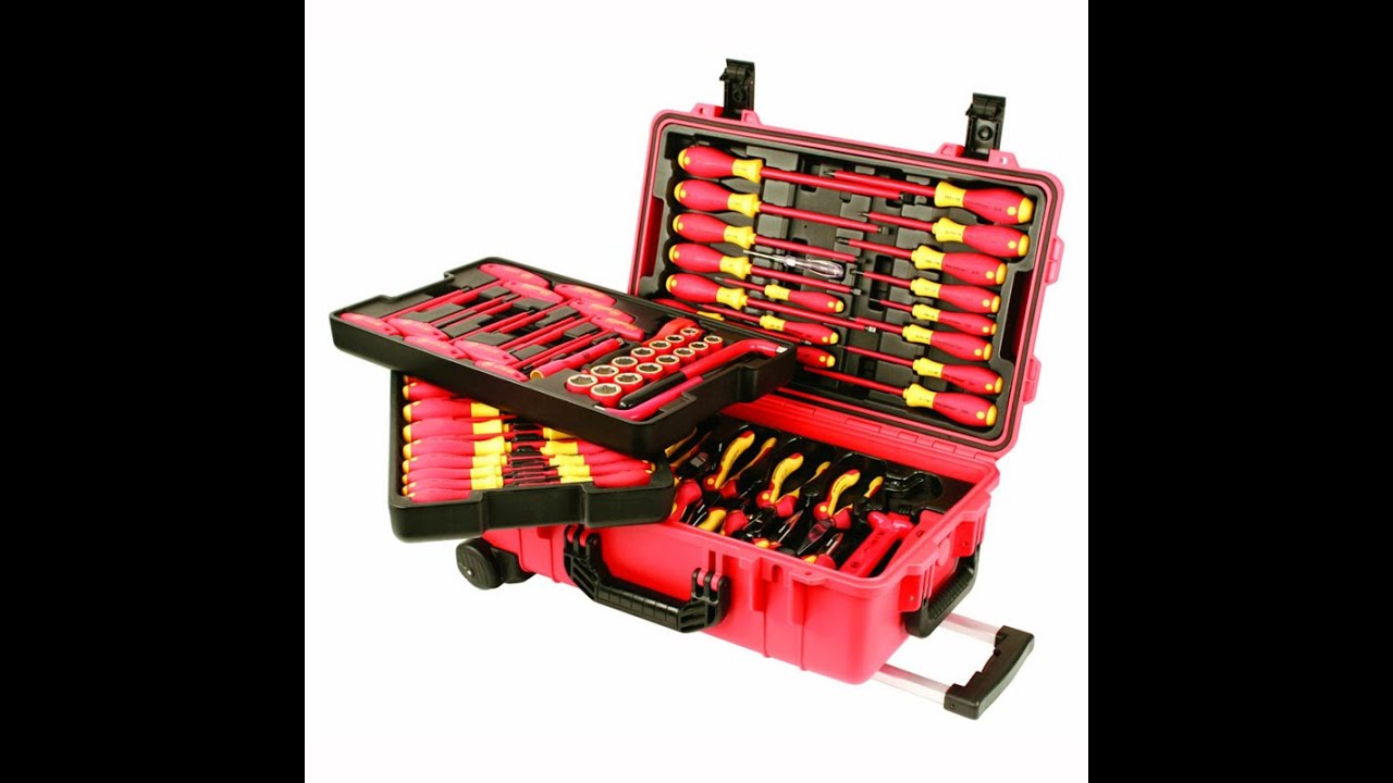 Wiha 32800 - Master Electrician's Tool Set - YouTube