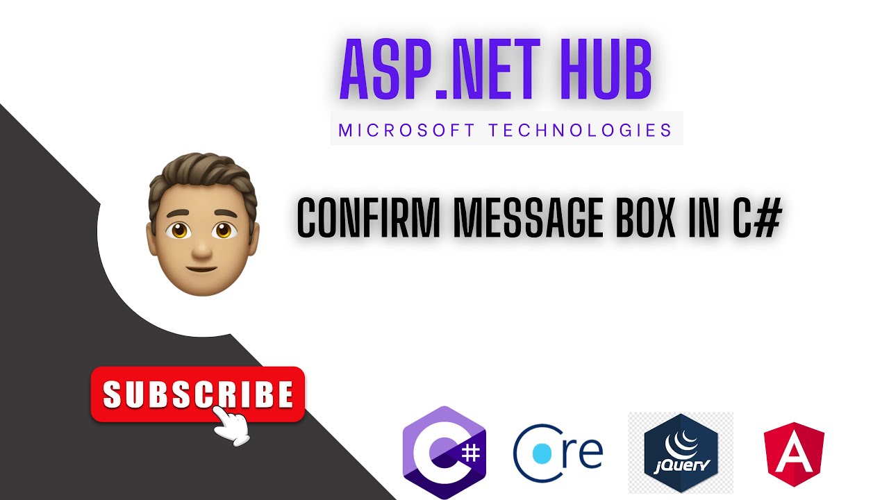 Confirm Message Box In C YouTube Confirm Message Box In C YouTube