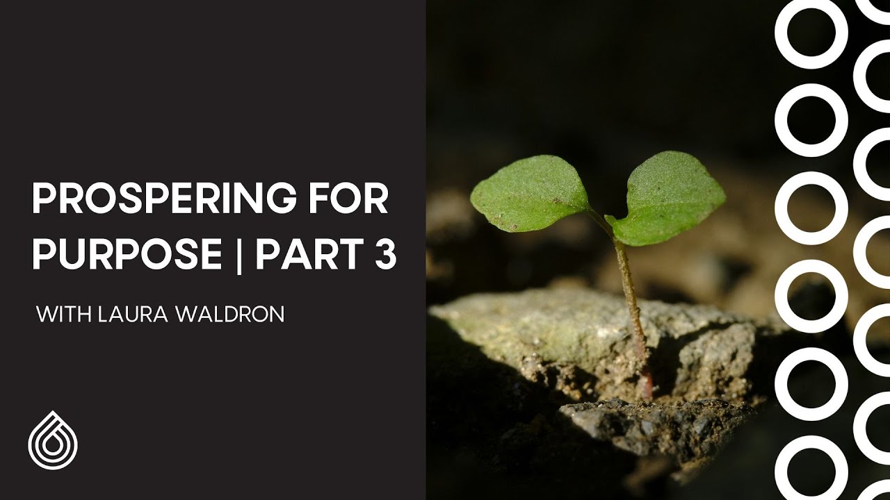 Message//Prospering for Purpose 3//Laura Waldron - YouTube