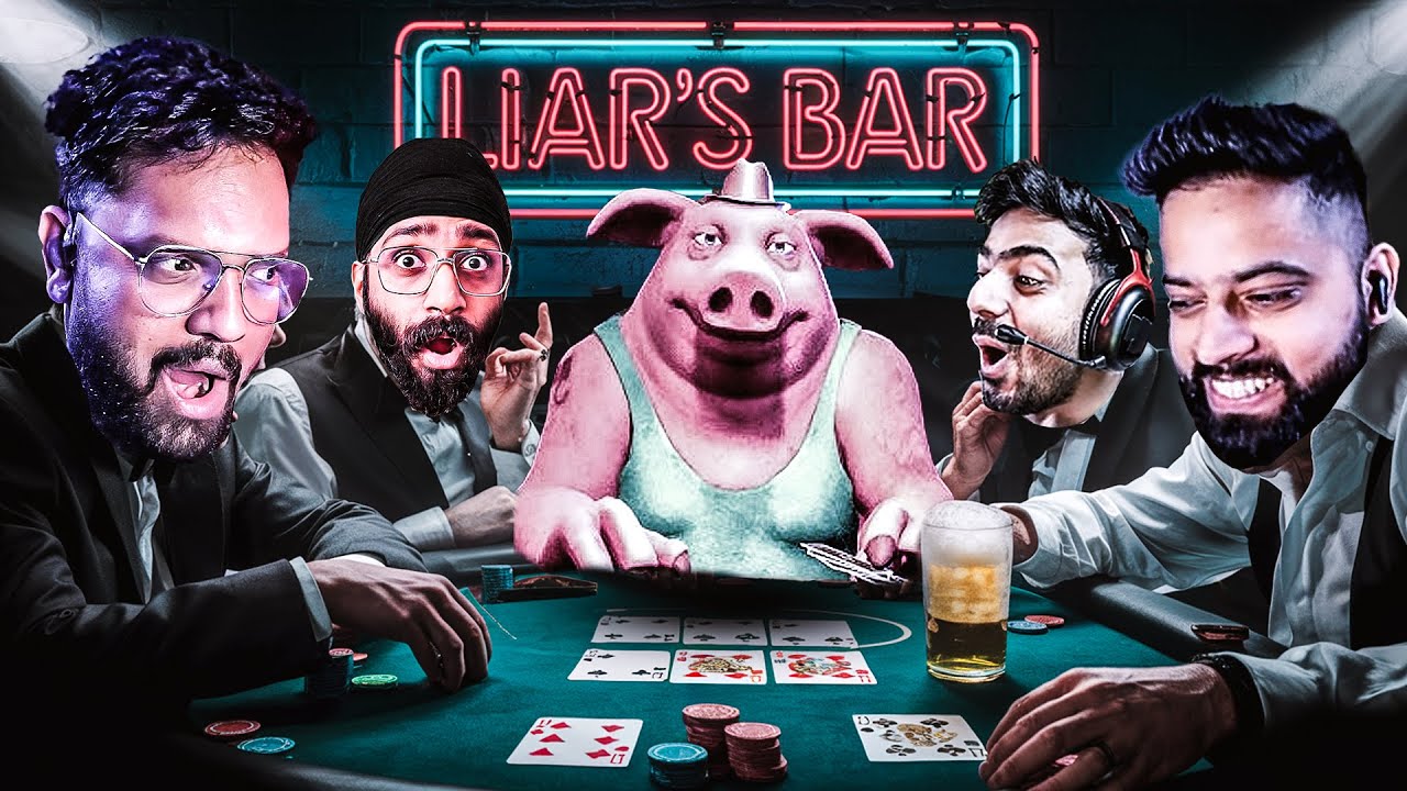 Outbluffing Everyone! The King of Lies Takes Over Liars Bar! - YouTube