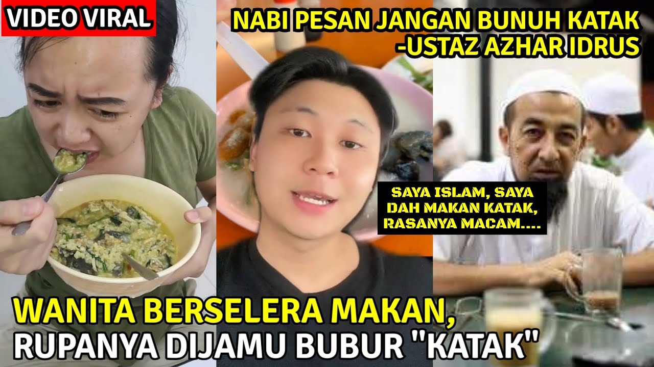 RAMAI TERGAMAM LIHAT LELAKI MASAK BUBUR KATAK🔴MUALAF CINA KONGSI PENGALAMAN 🔴UAI ULAS ISU KATAK ...