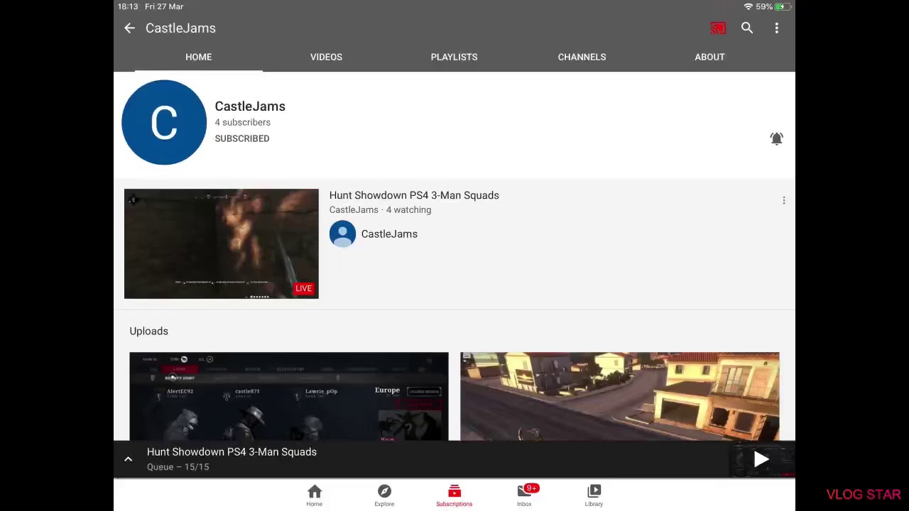 Sub to castleJams or Jamie castle in my channels - YouTube