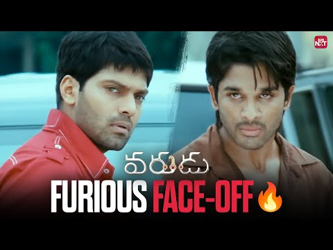 Allu Arjun’s Deadly Warning 🔥 | Arya | Varudu Movie Scene | Sun NXT