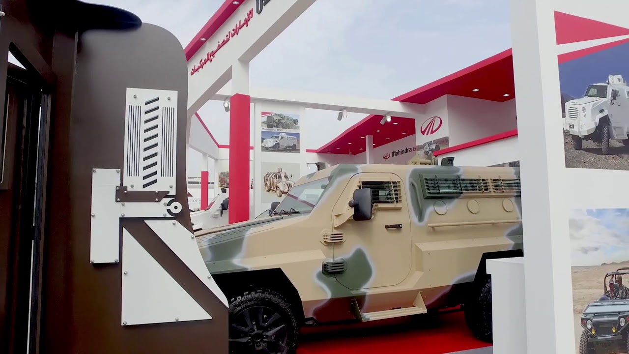 BLAST introduce Mahindra Armoured Vehicles - YouTube