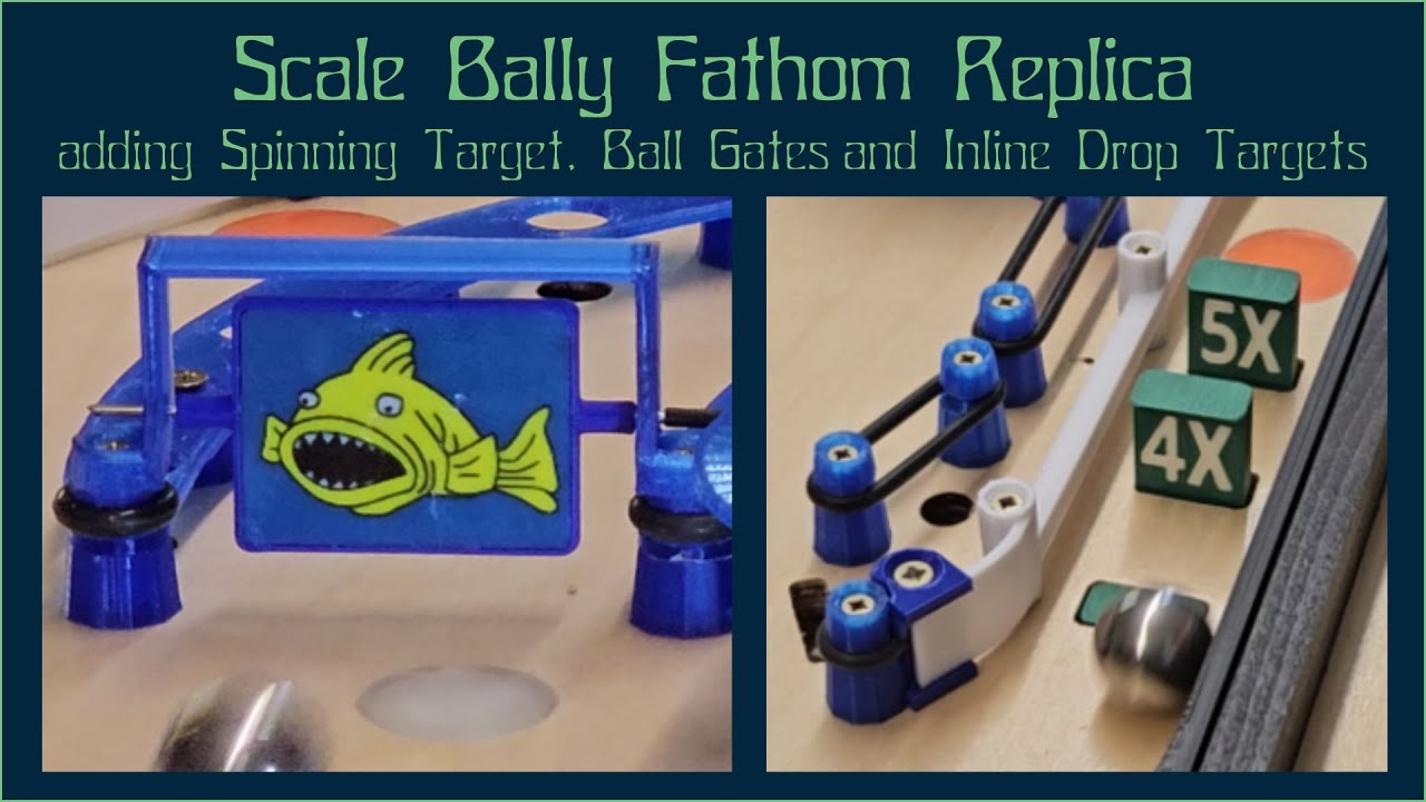 DIY Pinball - Part 6 - adding Spinning and Inline Drop Targets and Ball ...
