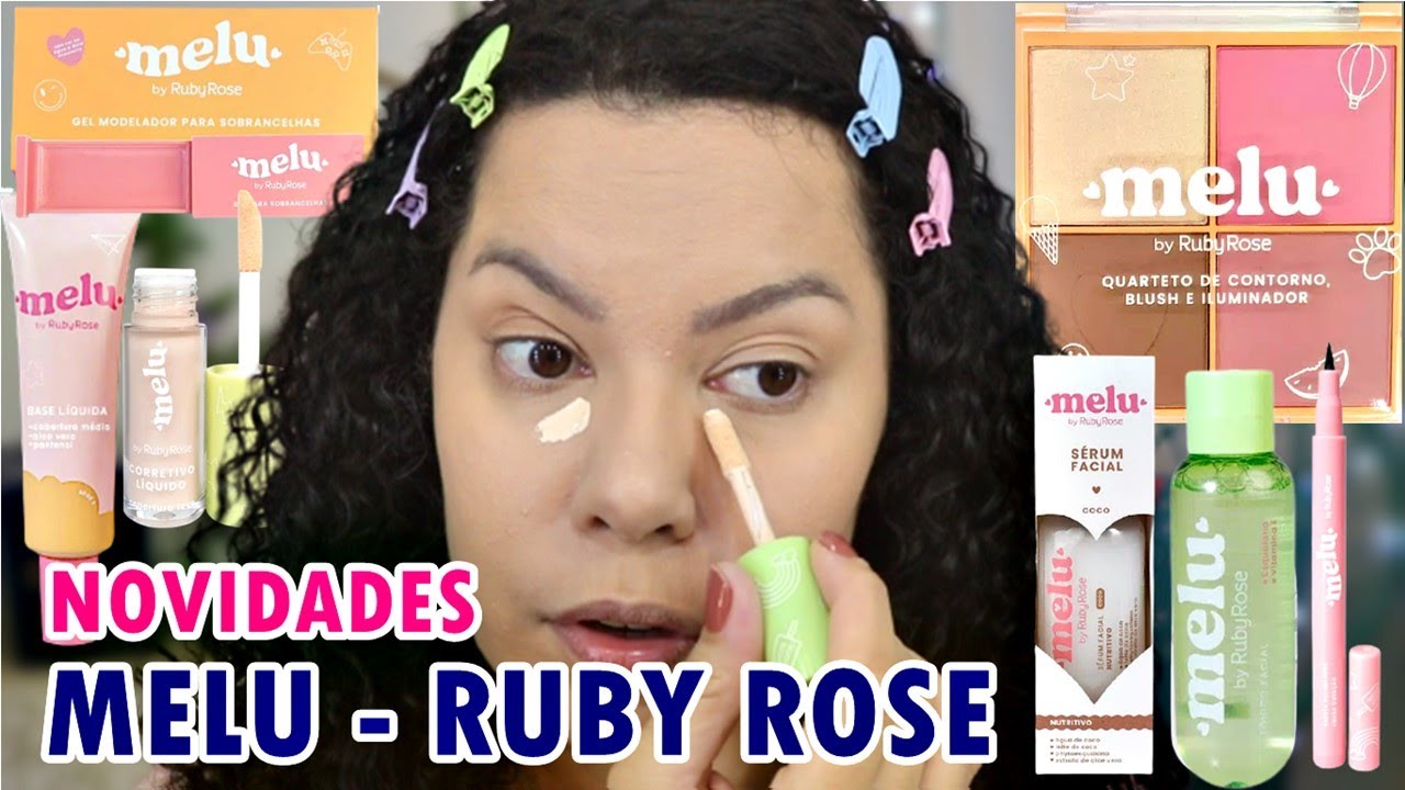 TESTEI e INDIQUEI as makes MELU que mais AMO | RUBY ROSE - YouTube