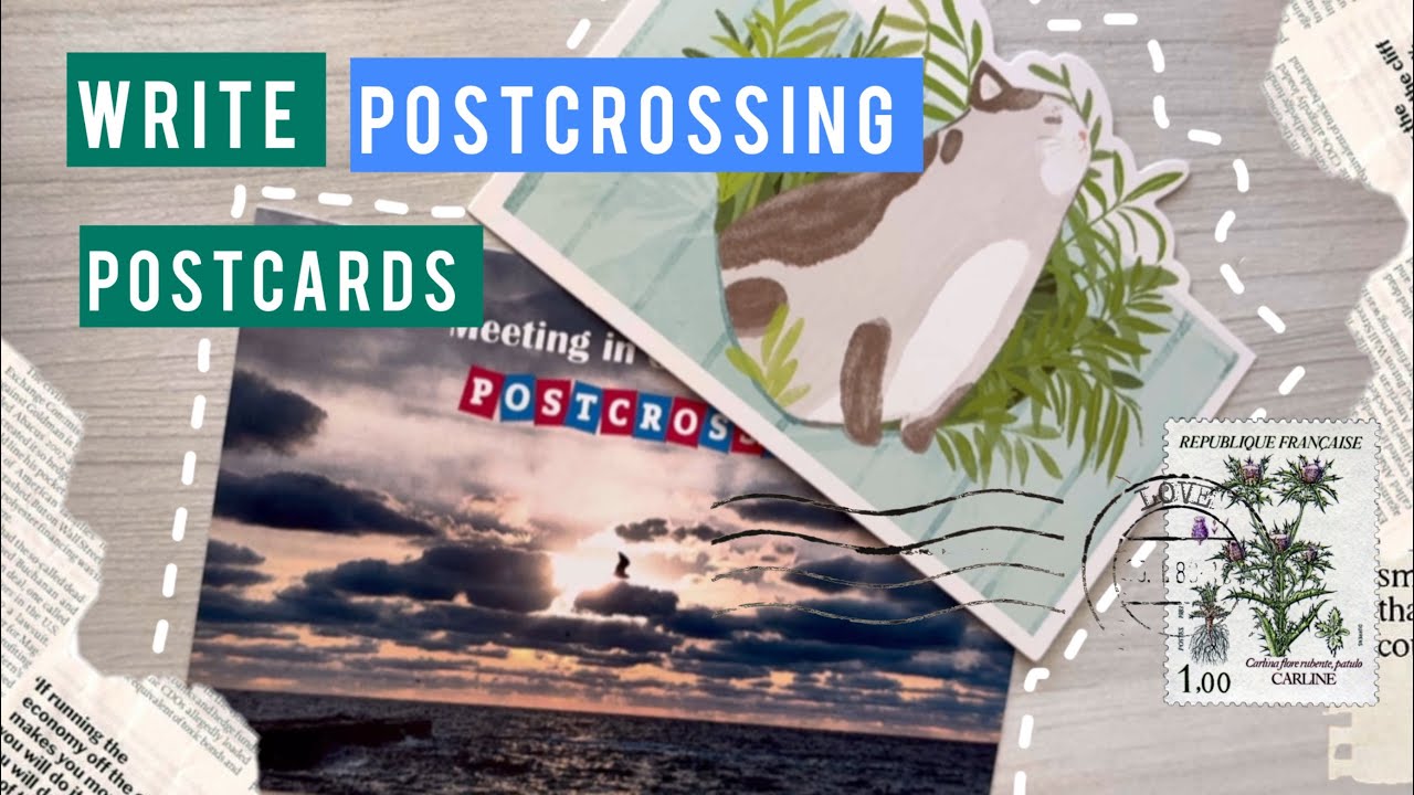 Postcrossing | Postcrossing with me | Write postcrossing postcard ...