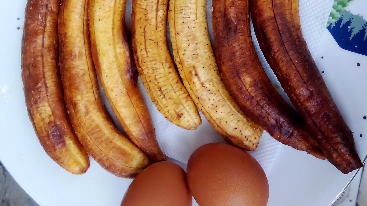 We're having plantains with eggs for dinner|the most testier plantains ...