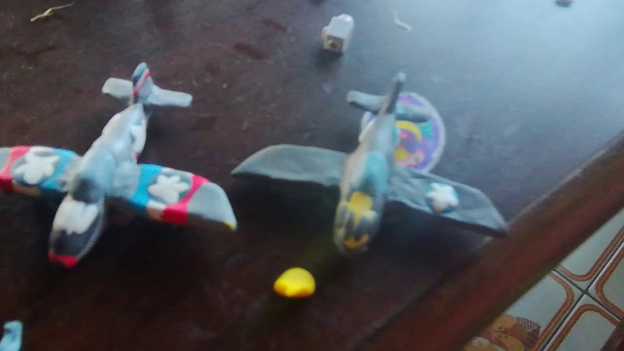 My clay ww2 aircraft collection - YouTube