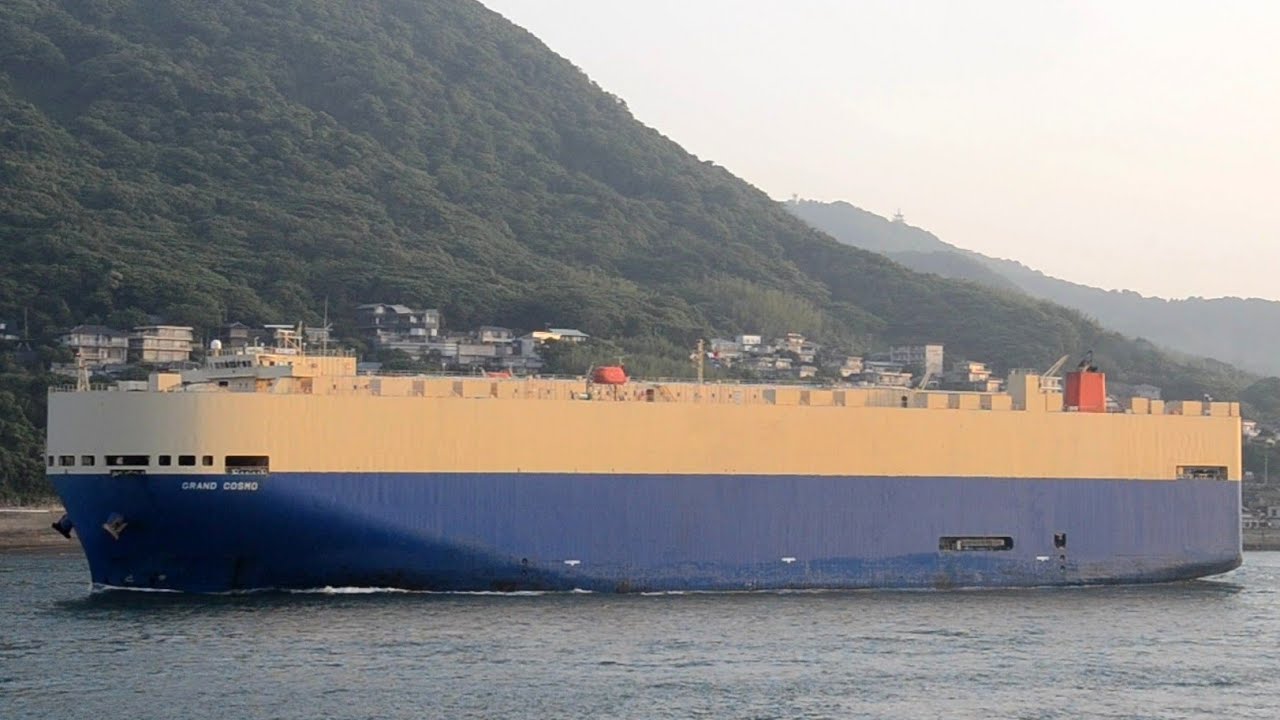 GRAND COSMO - CIDO Shipping vehicles carrier - YouTube