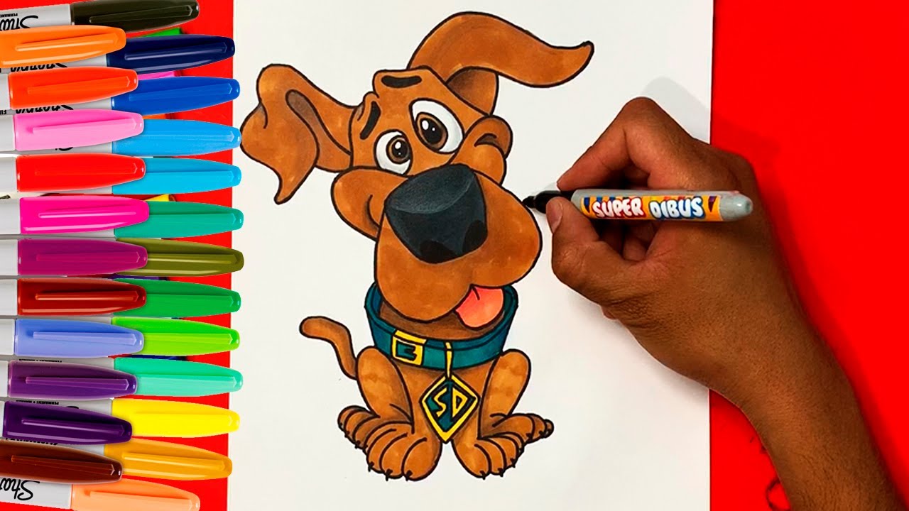 COMO DIBUJAR A SCOBBY DOO CACHORRO | How To Draw to Scoob From Movie ...