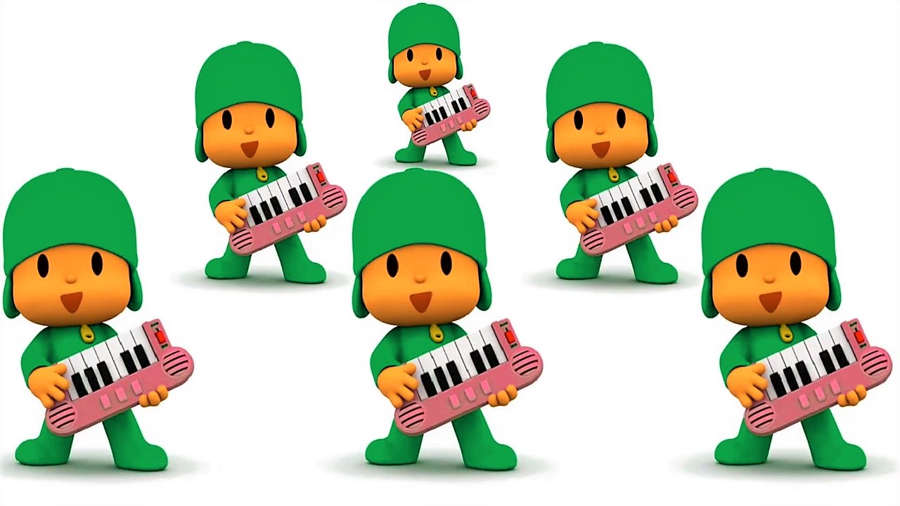 Learn Animals And Colors Pocoyo Fun Baby Games - YouTube