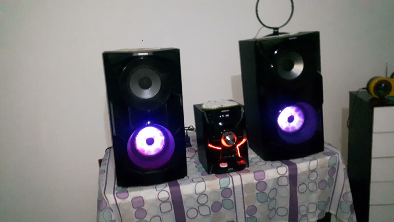 MINI SYSTEM SAMSUNG GIGA SOUND MX-HS6500 - YouTube