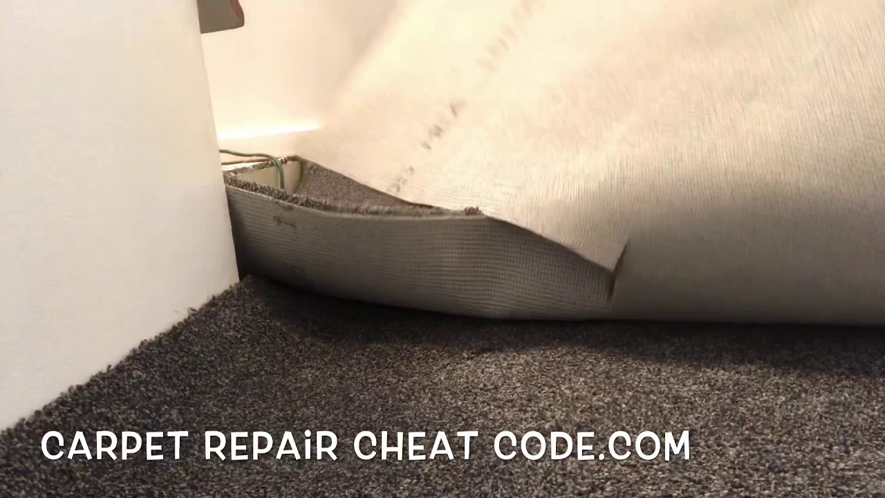 How To Patch Carpet AND BECOME AN INSTANT PRO - YouTube