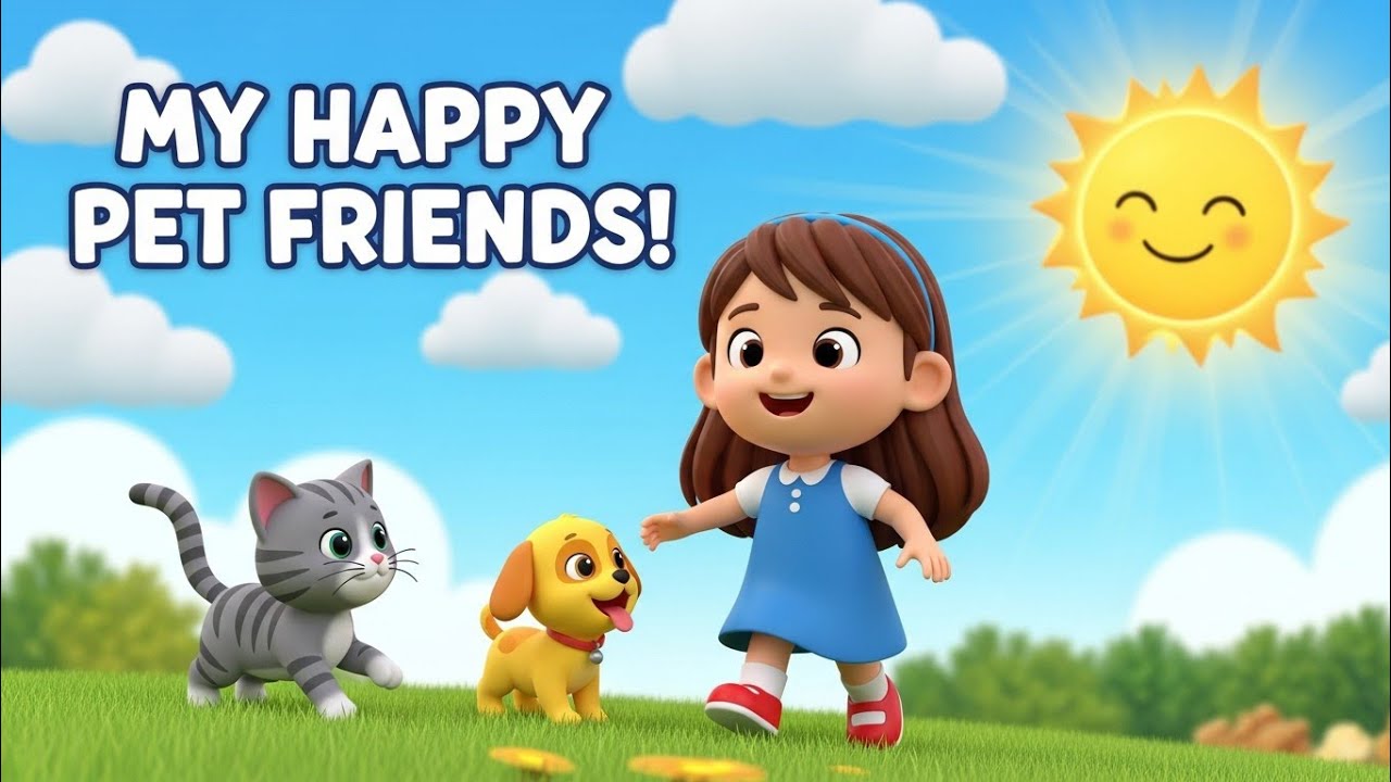 🐕🐈 MY HAPPY PET FRIENDS | Fun Day with My Puppy and Kitty!😍 - YouTube