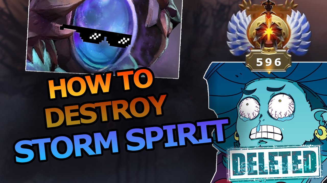 8k mmr Storm Spirit may learn something after this match - YouTube