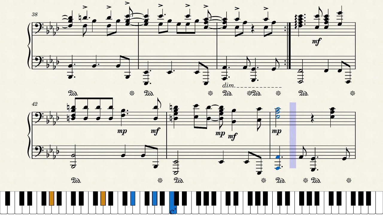 Cigarettes After Sex K Piano Cover Sheets Youtube