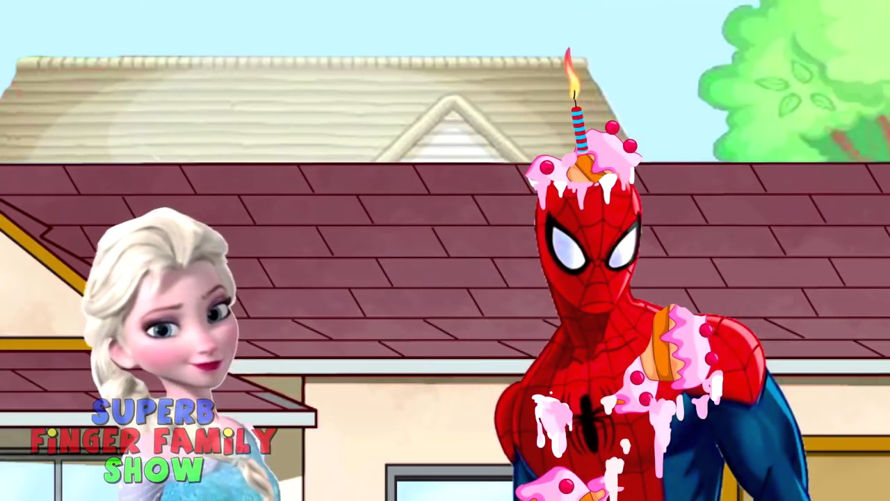 Spiderman Vs Elsa DRINK FROM A TOILET Prank l Finger Family Compilation ...