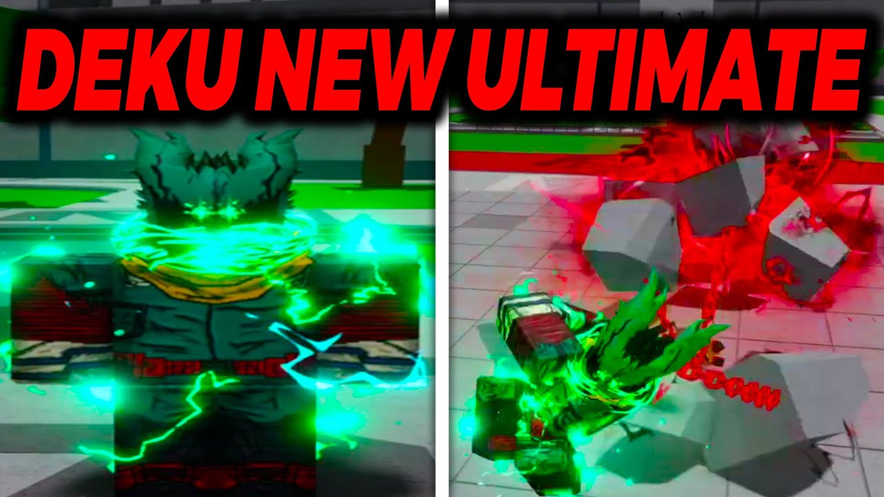 Deku New Mastery Ultimate Move Showcase In Roblox Heroes Battlegrounds ...