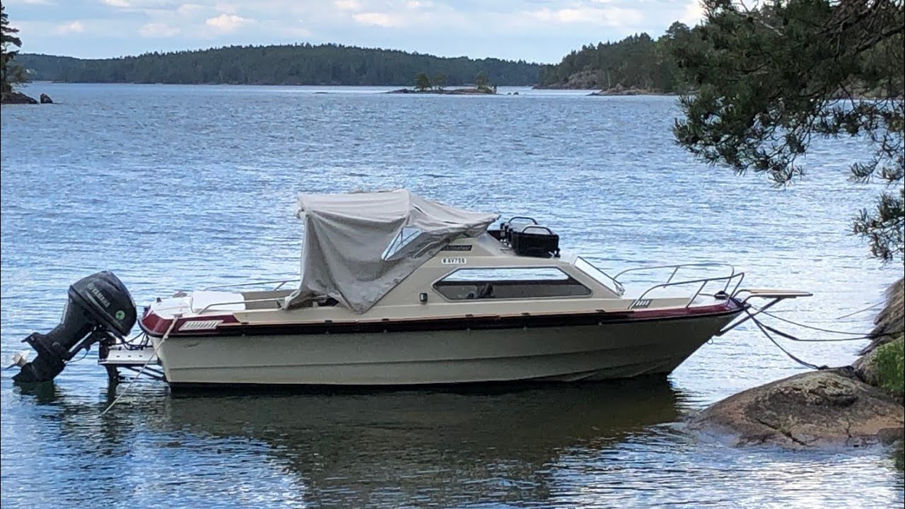 Inboard to outboard conversion Skibsplast 19 Sport Yamaha 40 HP King ...