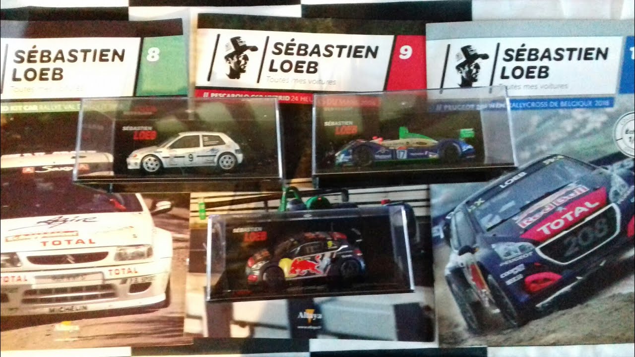 / #49 UNBOXING MINIATURES ALTAYA COLLECTION SÉBASTIEN LOEB TOUTES SES ...