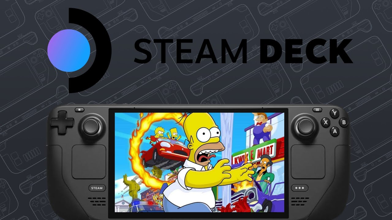 Steam Deck gameplay - The Simpsons Hit & Run with Lucas Mod Launcher ...